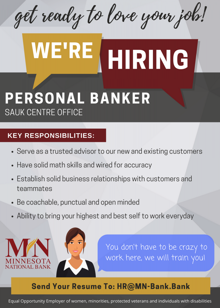 Career Opportunities | Minnesota National Bank